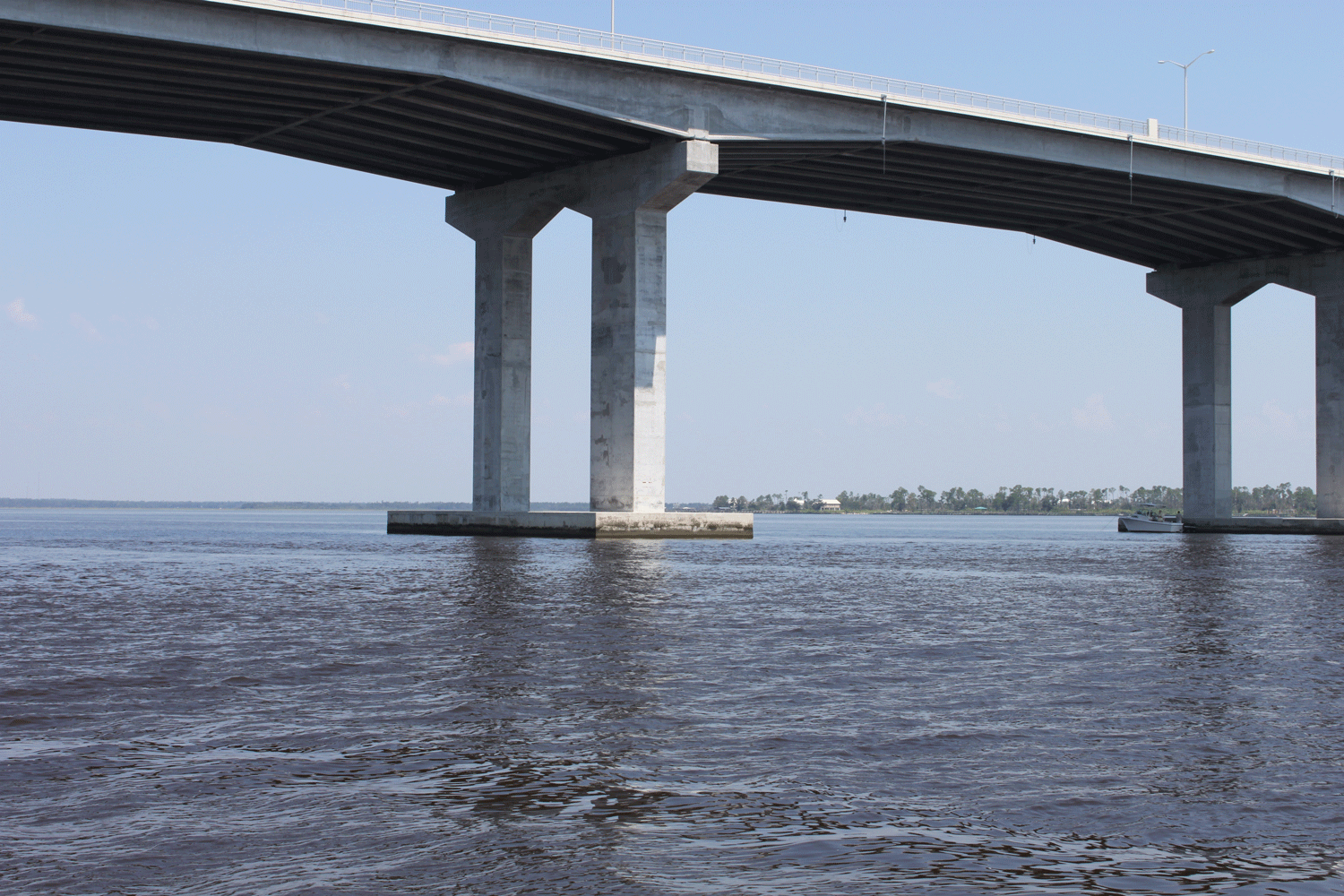 The Highway 90 Bridge is popular with both trout and anglers. Bait ...