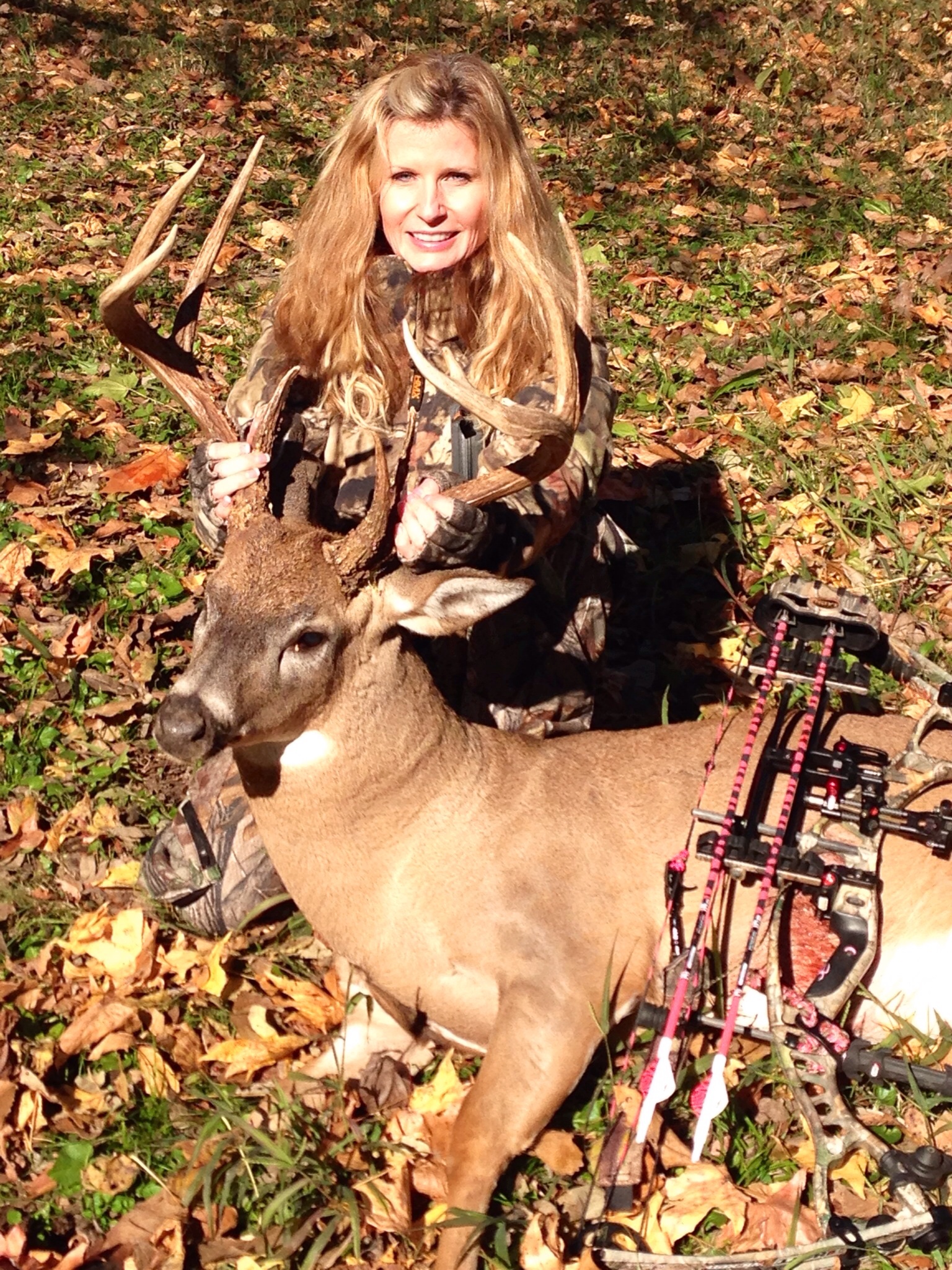 Stephanie McGarrh took this Pope & Young buck, which green scores 144 7 ...