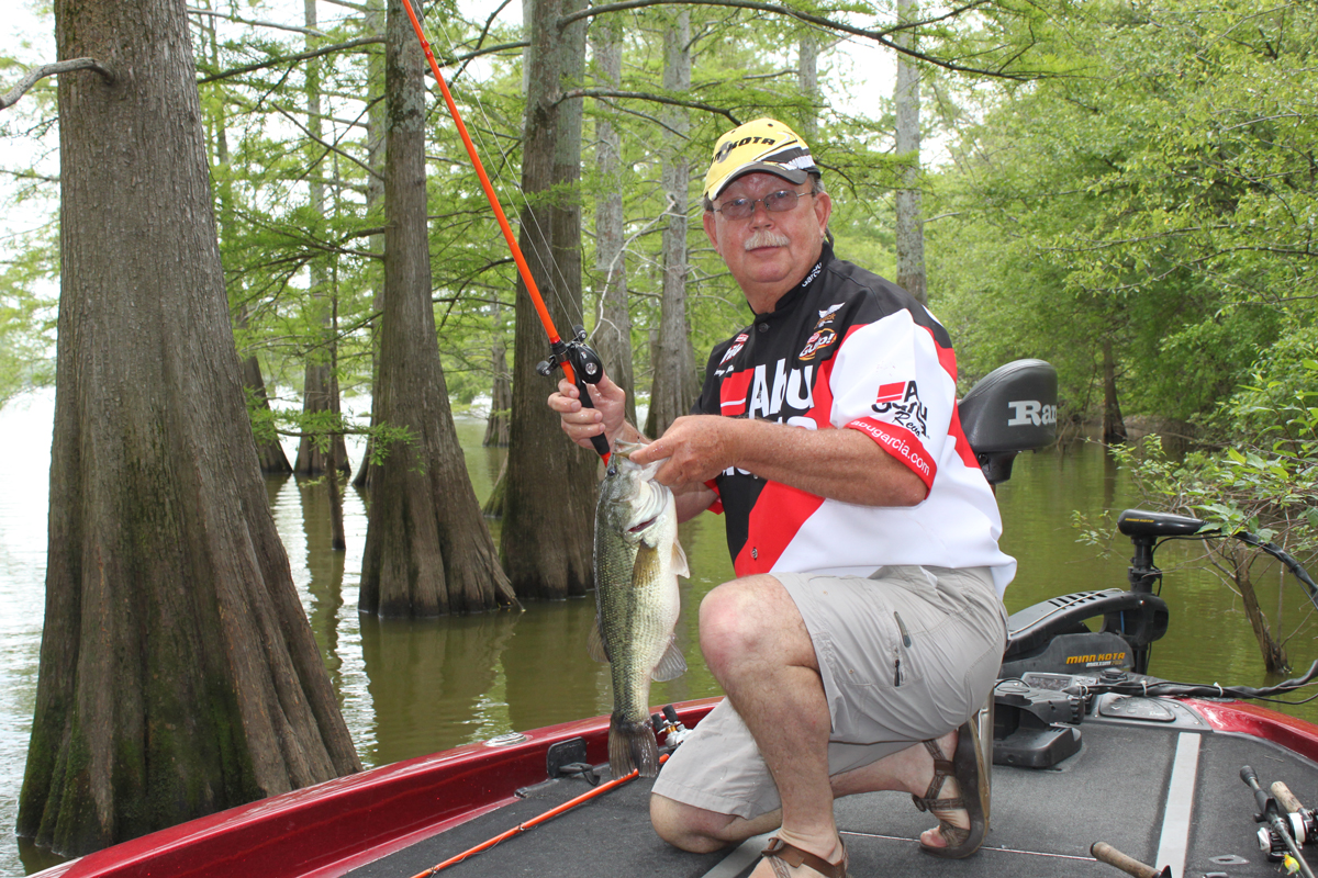 Terry Bates with July crankbait bass. - Mississippi Sportsman