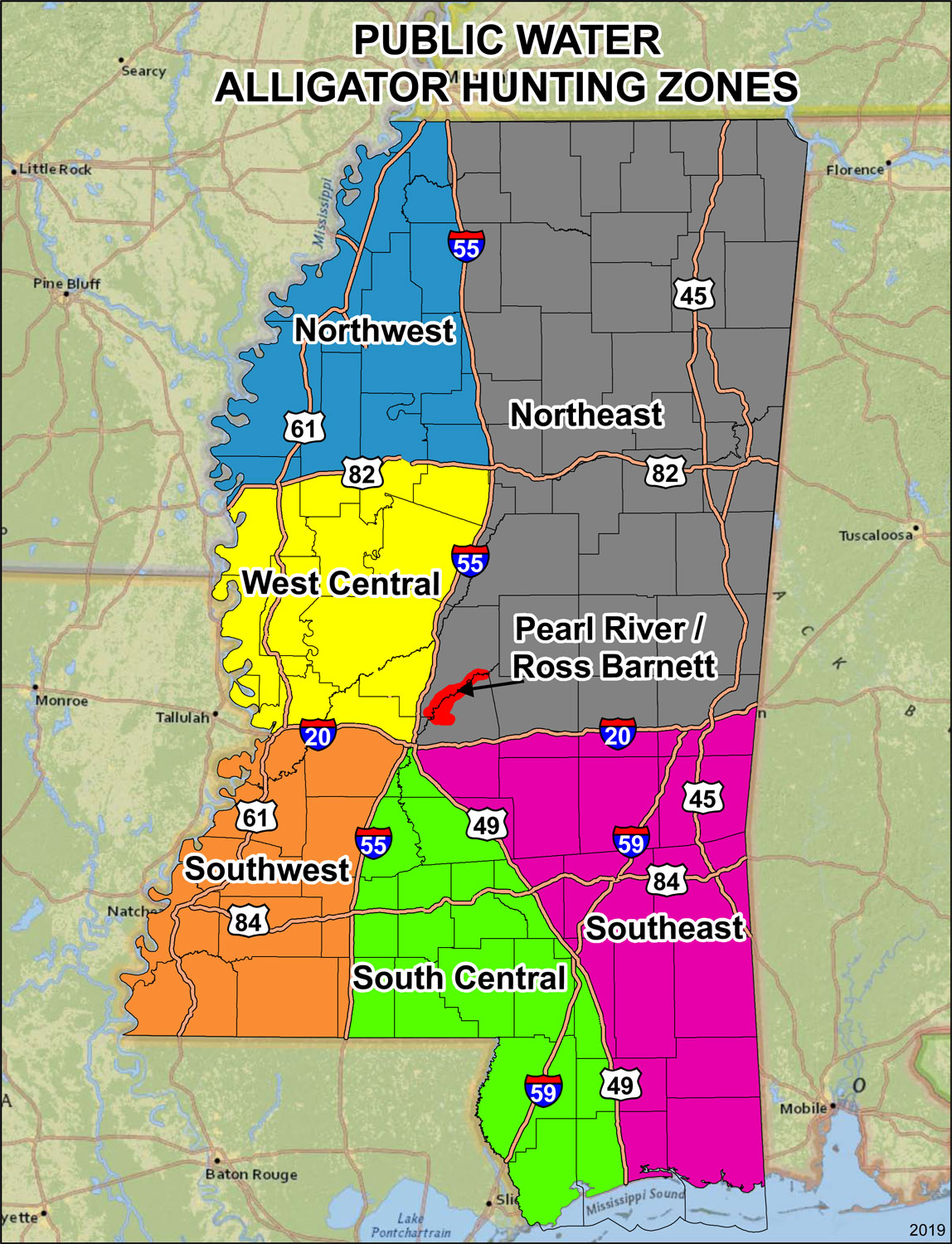 2020-PUBLIC-WATER-ZONES-MAP - Mississippi Sportsman